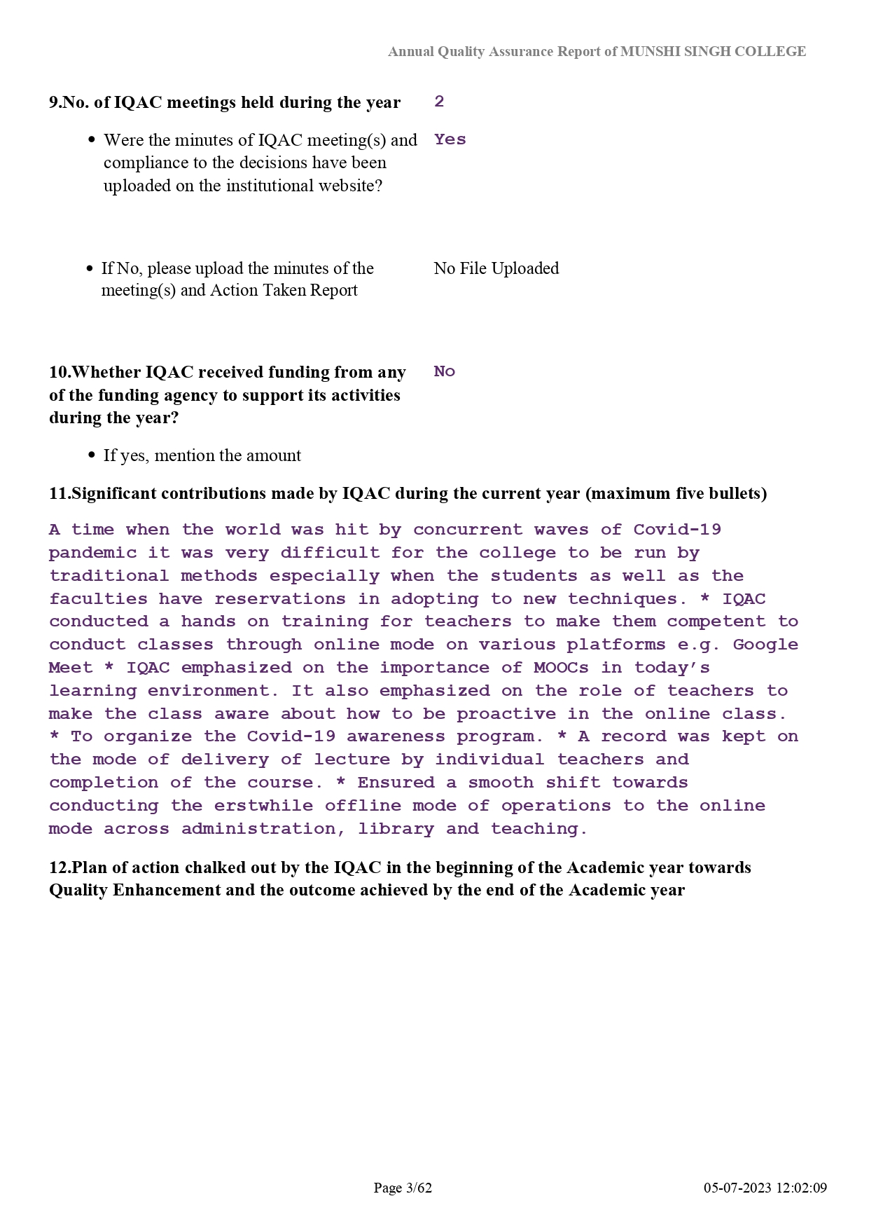 Welcome To Official Website Of Munshi Singh College, Motihari